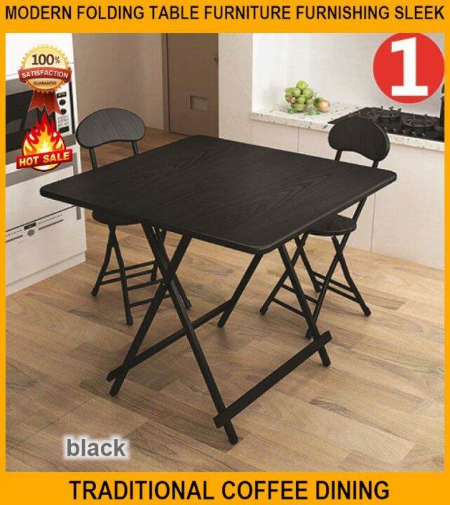Modern Folding Table Furniture Furnishing Sleek Traditional Coffee ...