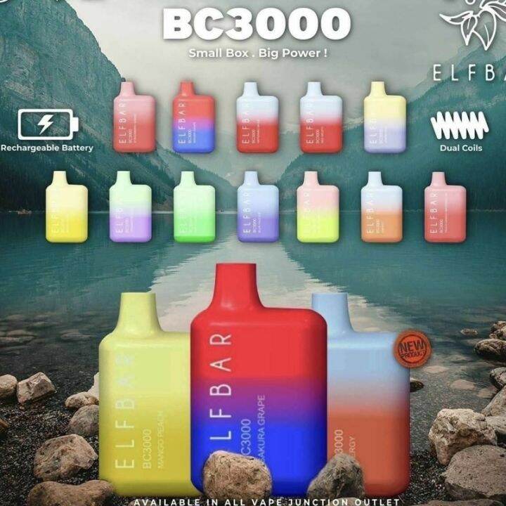 HOT ELF BAR BC 3000 PUFFS DISPOSABLE ELFBAR | Lazada PH
