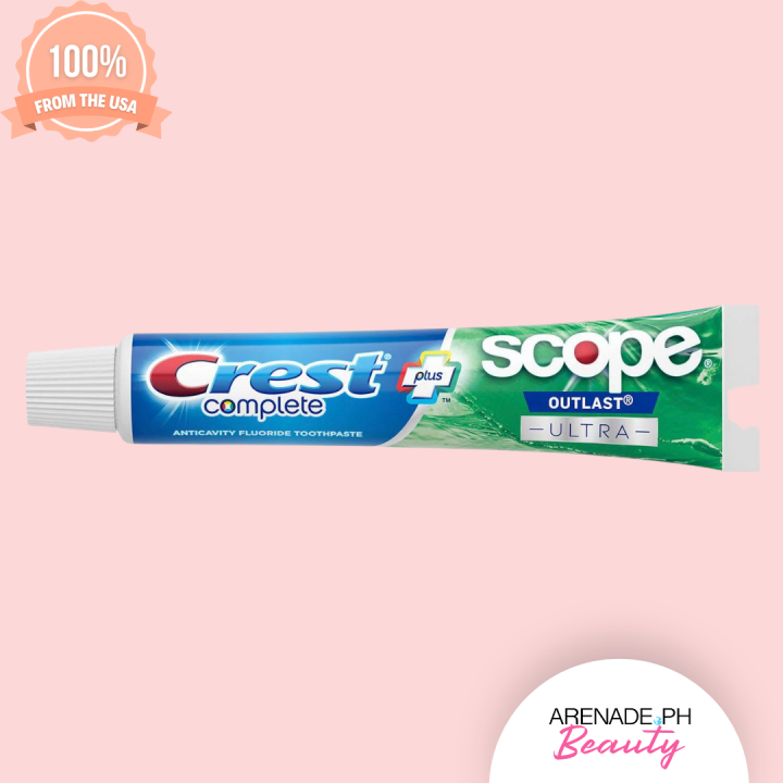 Crest Complete Whitening Anticavity Fluoride Toothpaste plus Scope (6.3 ...