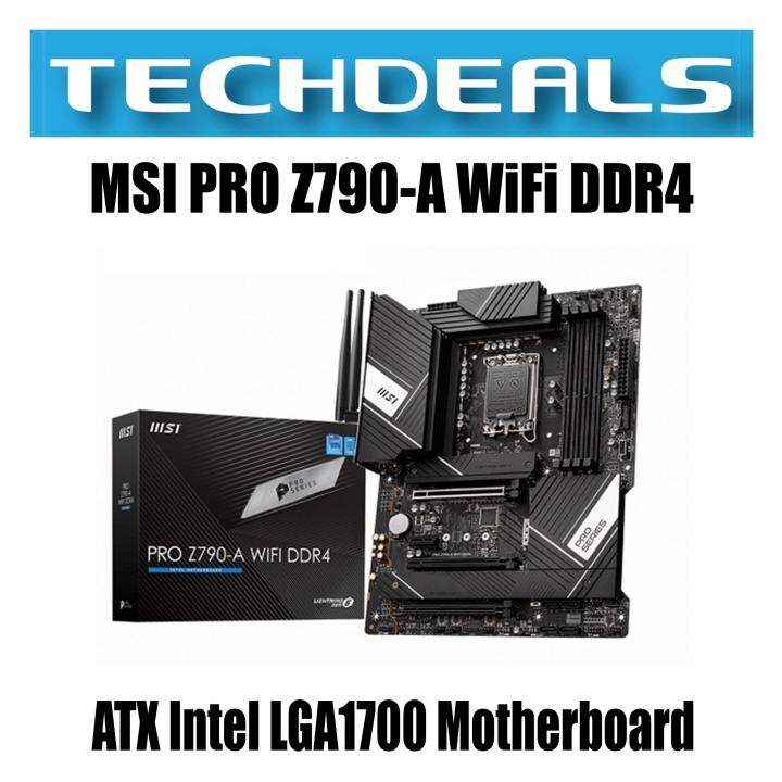 MSI PRO Z790-A WiFi DDR4 ATX Intel LGA1700 Motherboard | Lazada Singapore