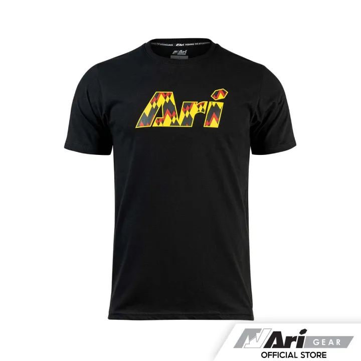 ARI FOOTBALL FEST 2022 DEU LIFESTYLE TEE - BLACK/YELLOW/RED เสื้อยืด อา ...
