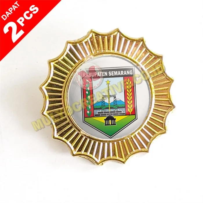 Pin Logo Kabupaten Semarang Lencana Pin Bros Semarang Lencana Wing Bros ...
