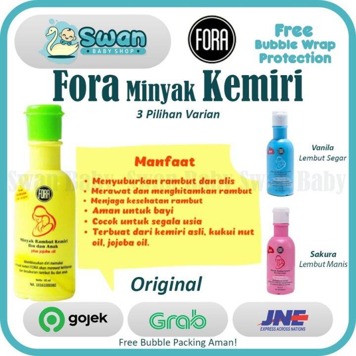 FORA Minyak Kemiri dengan Jojoba oil Penumbuh Rambut dan Alis Bayi ...