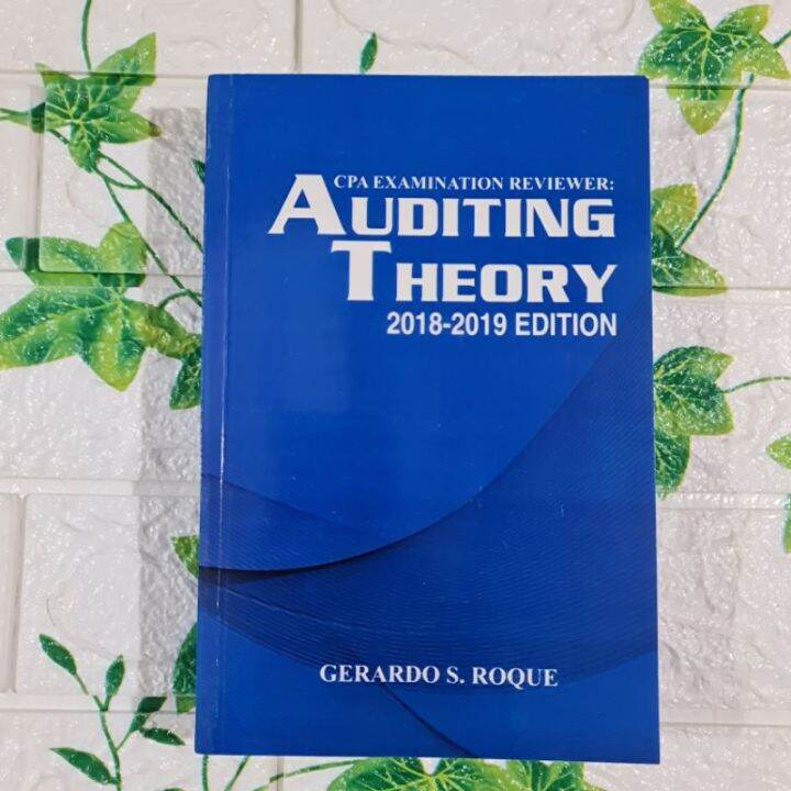 CPA Examination Reviewer Auditing Theory By:Roque | Lazada PH CPA Examination Reviewer Auditing Theory By:Roque | Lazada PH