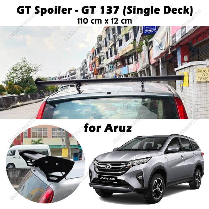 GT 137 ( Single Deck ) EASY DIY Car Racing GT Spoiler Powder Coated ...