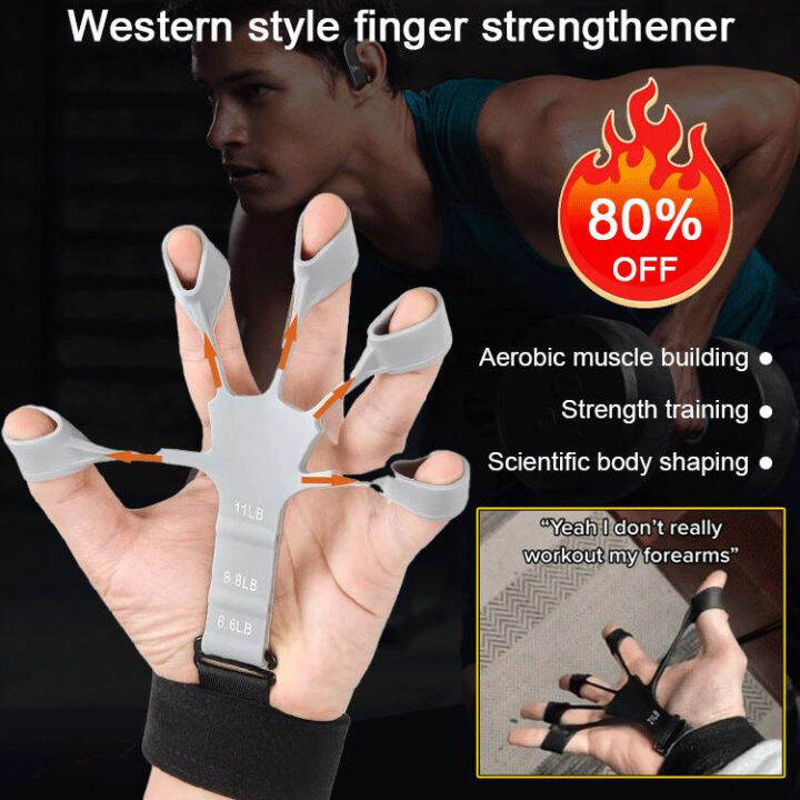 Acurve 5 Finger Silicone Wrist Puller Finger Exercise Trainer | Lazada PH