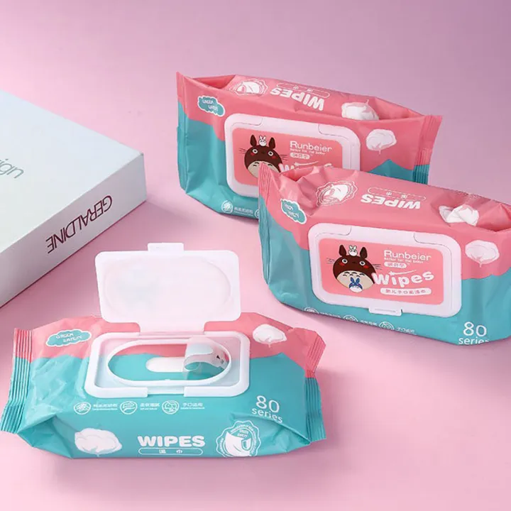 Pro ทิชชู่เปียกทำความสะอาด ทิชชู่เปียก กระดาษทิชชู่เปียก ทิชชูเปียก 80 ...