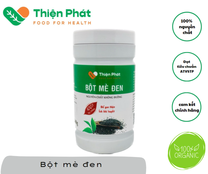 Bột mè đen Thiện Phát Nguyên Chất 100% Loại 500G | Lazada.vn