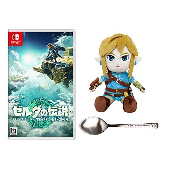 The Legend of Zelda Tears of the Kingdom -Switch + Link Plushie (Breath ...