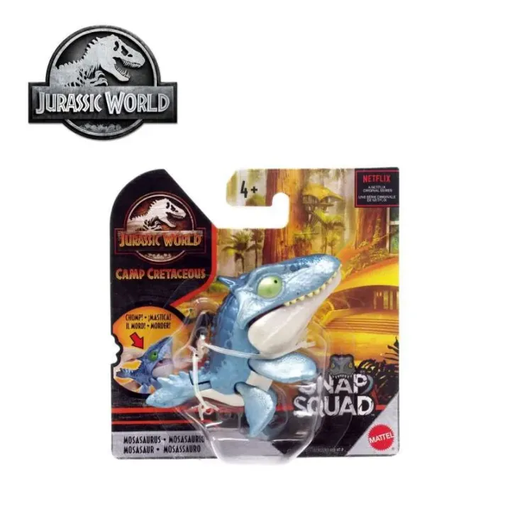 Jurassic World Camp Cretaceous MOSASAURUS a Snap Squad Mattel Mainan ...