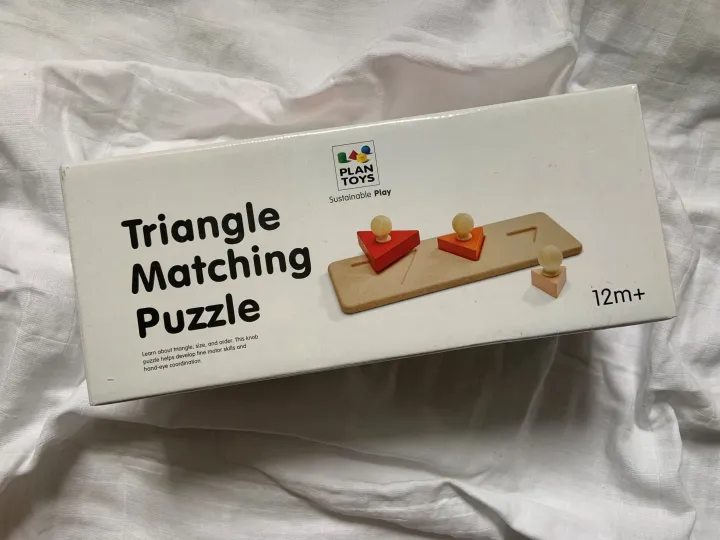 PlanToys Sustainable Play Triangle Matching Puzzle Children's Toy ...