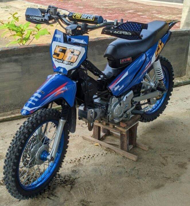 Stiker Decal Motor RBT sticker motor bebek trail Custom Desain | M7 ...