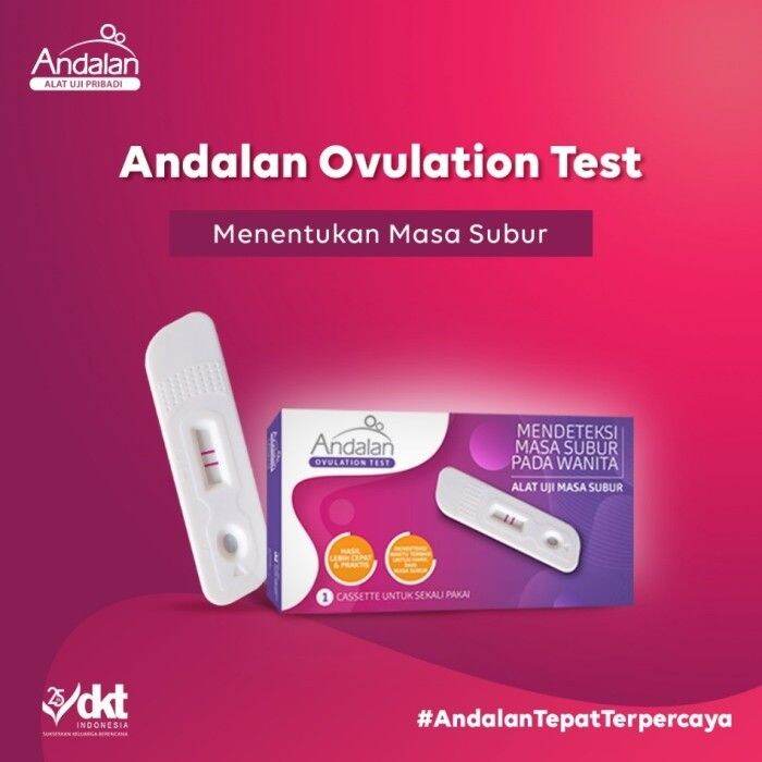 Andalan Ovulation test Ovulasi Tes Alat Uji Mendeteksi Masa Subur ...