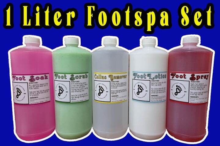 1 Liter Foot Spa Set* Complete Set * Foot Care * Callus Remover 1000ML ...