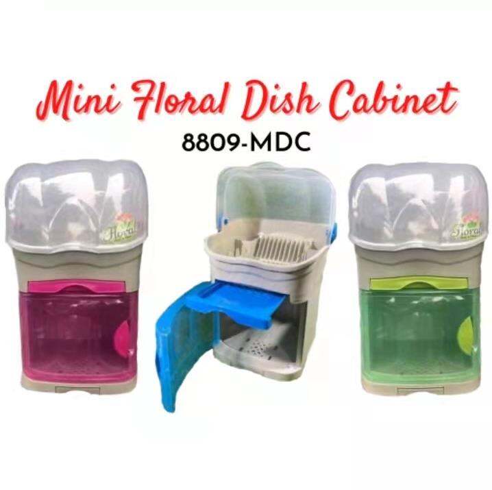 8809-MDC Mini Floral Dish Cabinet / Dish Rack/ Dish Cabinet | Lazada PH