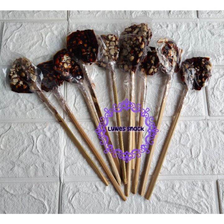 gulali coklat kacang isi 10pcs-jajan jadul - permen jadul-gulali jadul ...