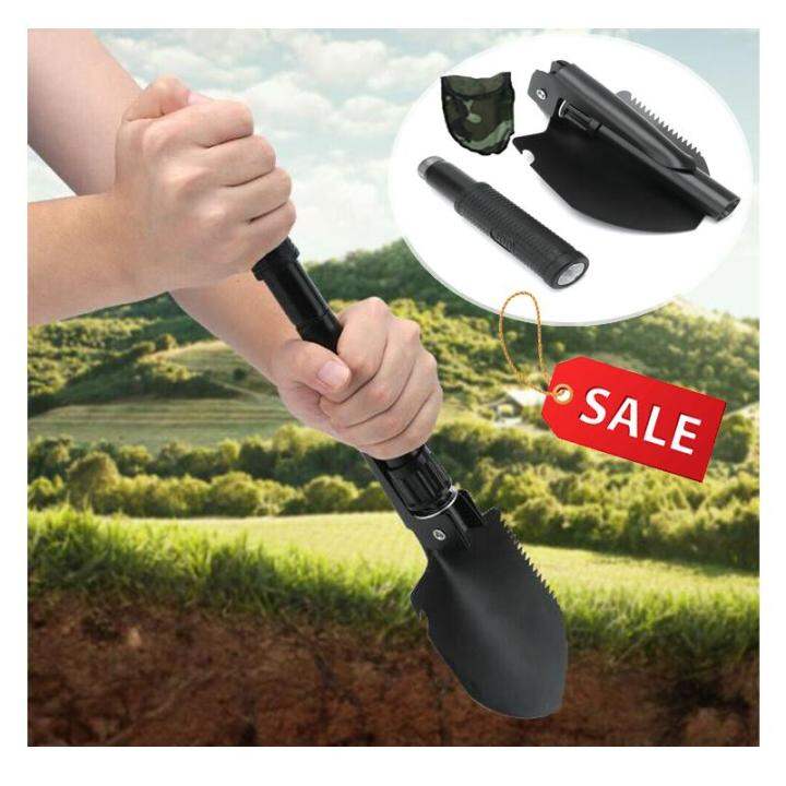 Multi-function Military Portable Folding Shovel 2 in 1 Gardening Spade ...