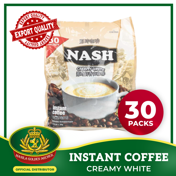 NASH Coffee For Export (Creamy White) 30 packs | Lazada PH