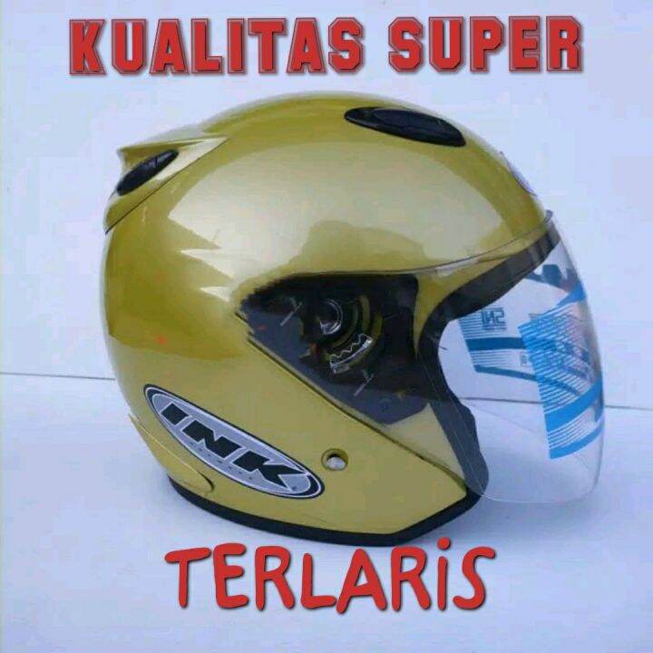 HELM INK CENTRO (KW) WARNA KUNING MEDALI SNI KUALITAS SUPER | Lazada ...