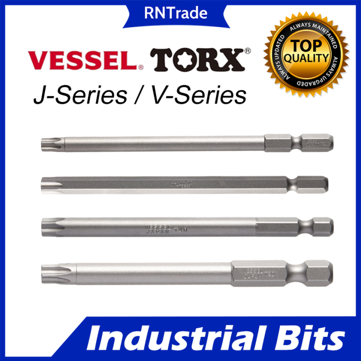 Vessel Torx Bit J Series / V Series [ INDUSTRIAL BITS / SOCKETS ...