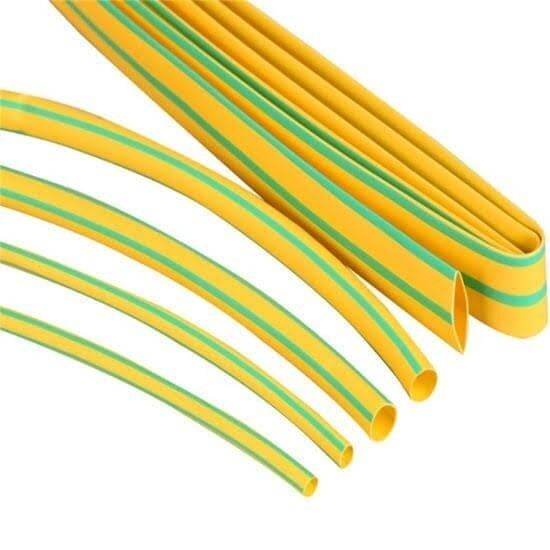 Heatshrink 20mm Kuning Hijau /Meter Tube Selongsong/Selang Bakar 20mm ...