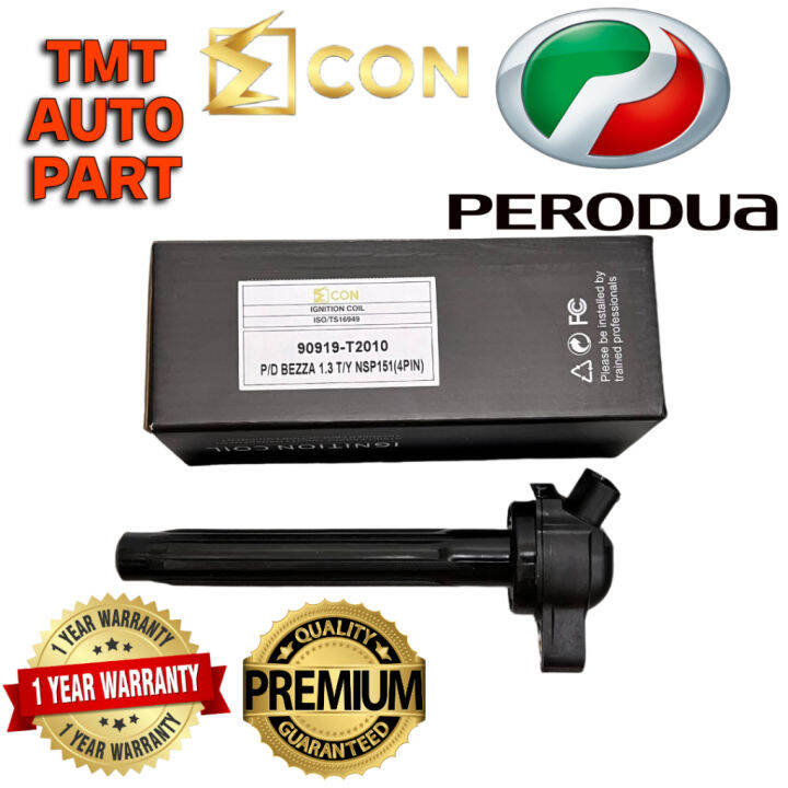 ECON (1 YEAR WARRANTY) IGNITION PLUG COIL TOYOTA VIOS NSP151 2016 ...