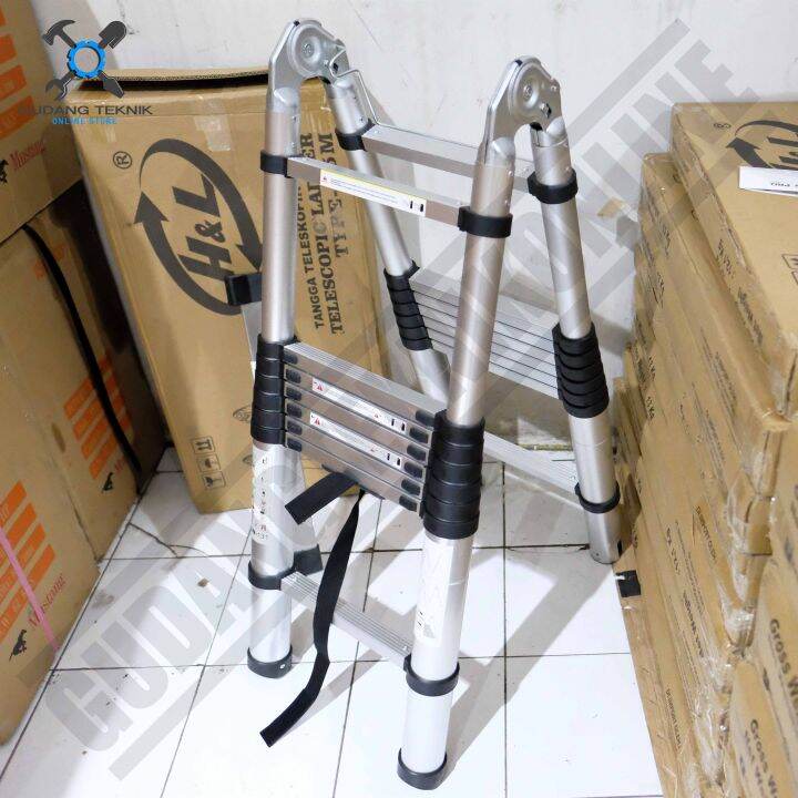 (HNL 5M) H&L Tangga Teleskopik Type A Double 5 meter - Telescopic ...