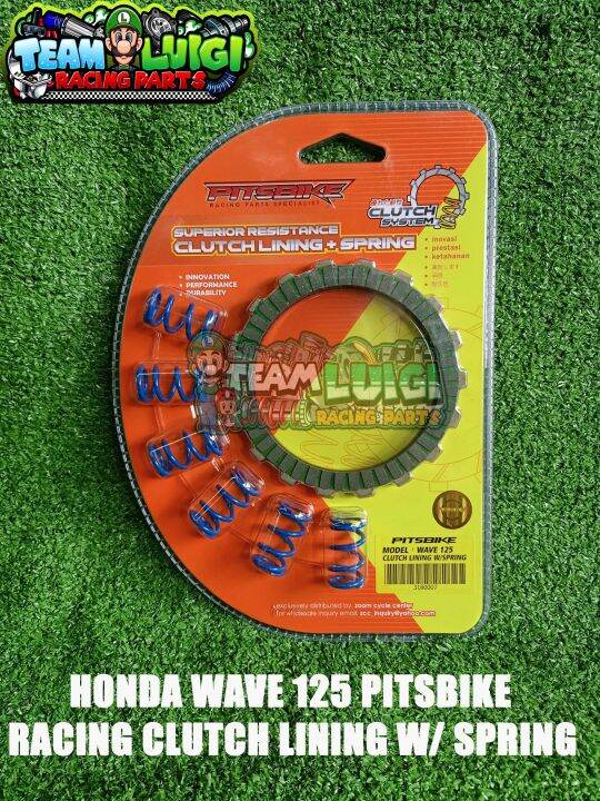 PITSBIKE HONDA WAVE 125 RACING CLUTCH LINING W/ SPRING | Lazada PH