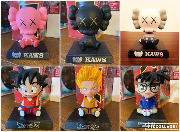 KAWS BOBBLEHEAD - BLACK, PINK, GRAY, GOKU, DETECTIVE CONAN | Lazada PH