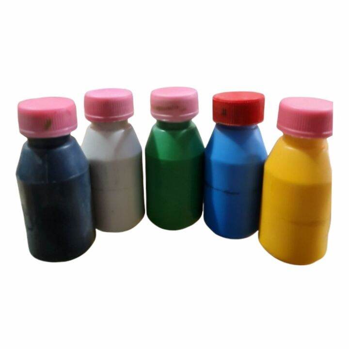 Pigmen warna resin / pewarna cat putih hitam merah kuning biru hijau ...