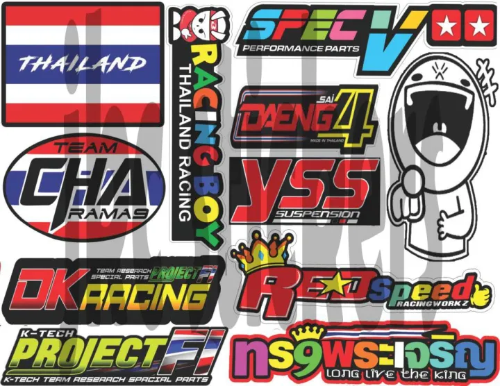 THAI STICKER 66 waterproof sticker | Lazada PH