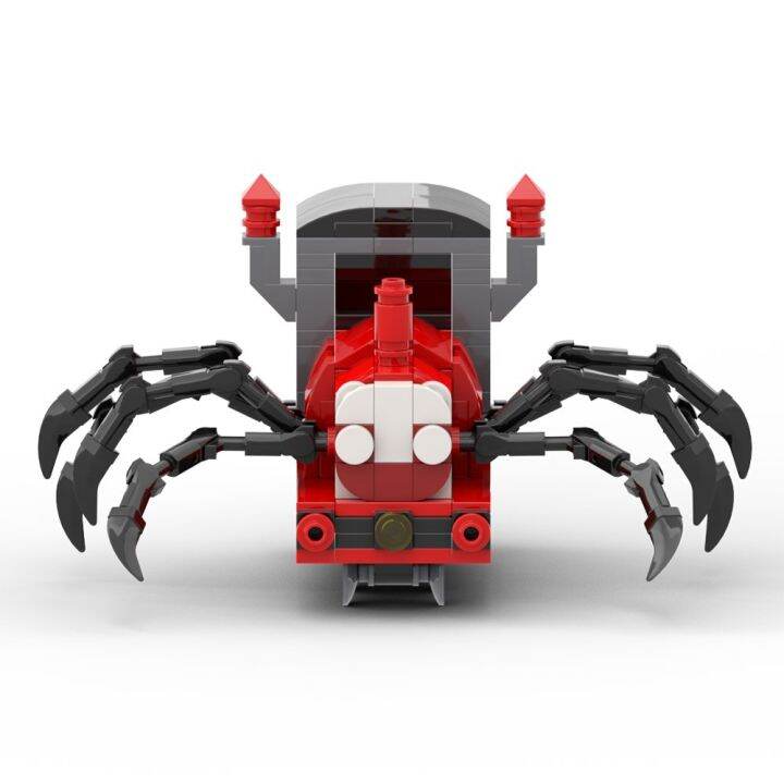MOC Charles Monster Spider Evil Train Building Block Toy Horror Game ...