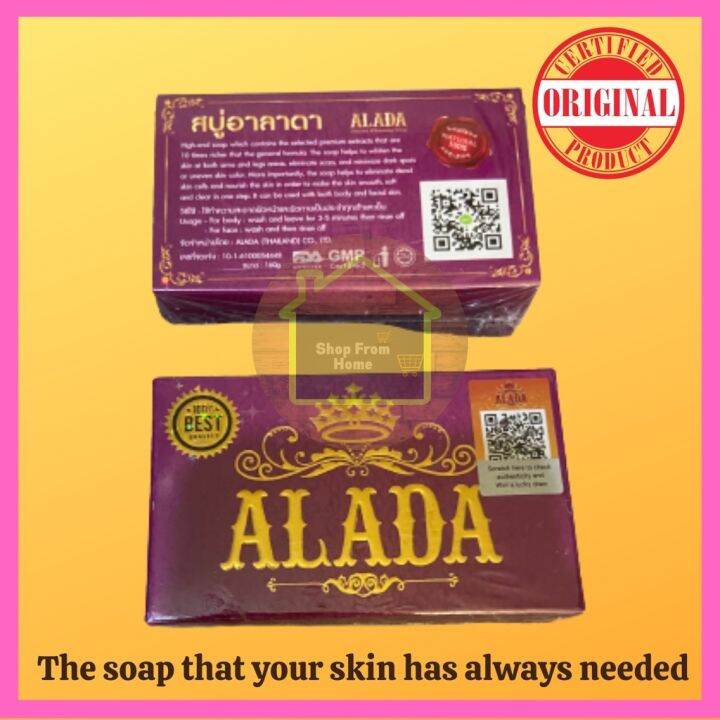 [Original] ALADA Instant Whitening Soap 160g from Thailand Bestseller ...