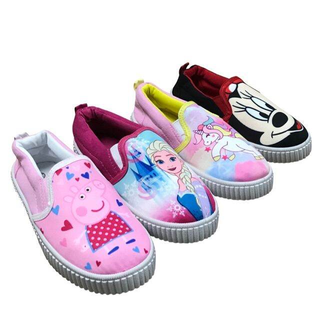 Xm/Kids Character Shoes For Girls Peppapig Frozen Unicorn Mickeymouse ...
