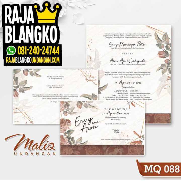 Blangko Undangan Murah Maliq 88 | Raja Undangan | Lazada Indonesia