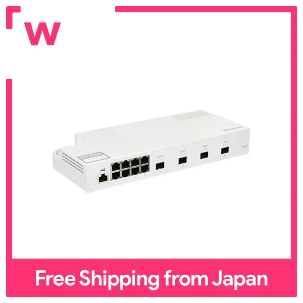 QNAP 10GbE L2 Web Managed Switch 4 10GbE SFP + ports, 8 Gigabit ...