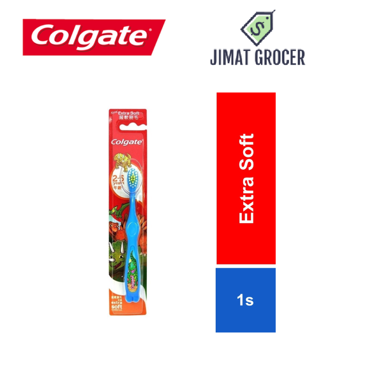Colgate Kids Dinosaur Toothbrush 2-5 Years (Extra Soft) | Lazada