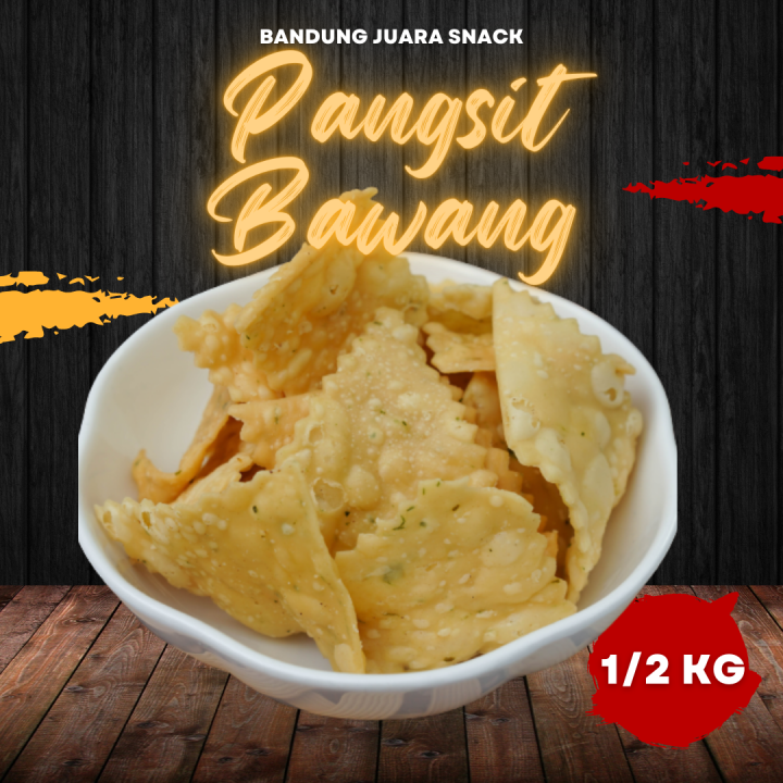 keripik pangsit bawang 500gram | Lazada Indonesia