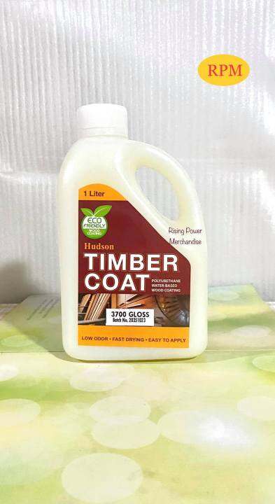 Hudson Timbercoat Polyurethane Water-Based Wood Coating 1 Liter | Lazada PH