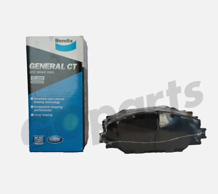 Bendix Brake Pads DB 1801 GCT (Front) for Toyota Prius 2012-2013 and ...