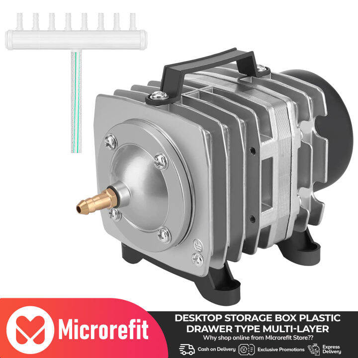 30W 55L/45W 70L 220V Electromagnetic Air Compressor Pump Oxygen ...