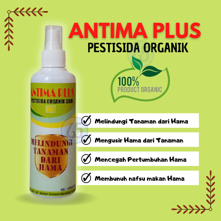 Pestisida organik antima plus 250 ml lindungi tanaman cabai buah sayuran tanaman hias dari hama ...