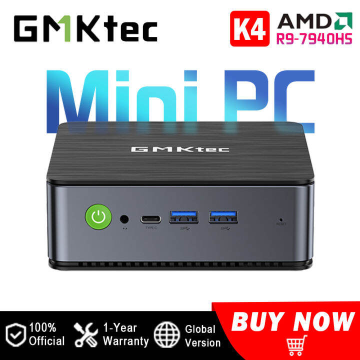 GMKtec - K4 AMD Ryzen™9 7940HS คอมพิวเตอร์ขนาดเล็ก DDR5 5600MT/S NVME ...