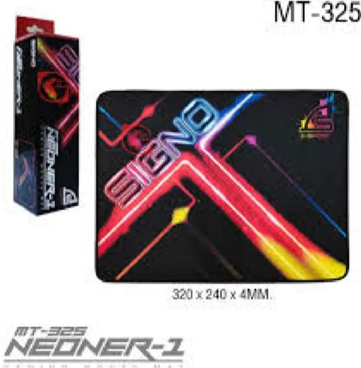 แผ่นรองเมาส์ เกมส์มิ่ง รุ่น MT-325 ยี่ห้อSIGNO E-Sport NEONER-2 Gaming Mouse Mat (Speed Edition ...