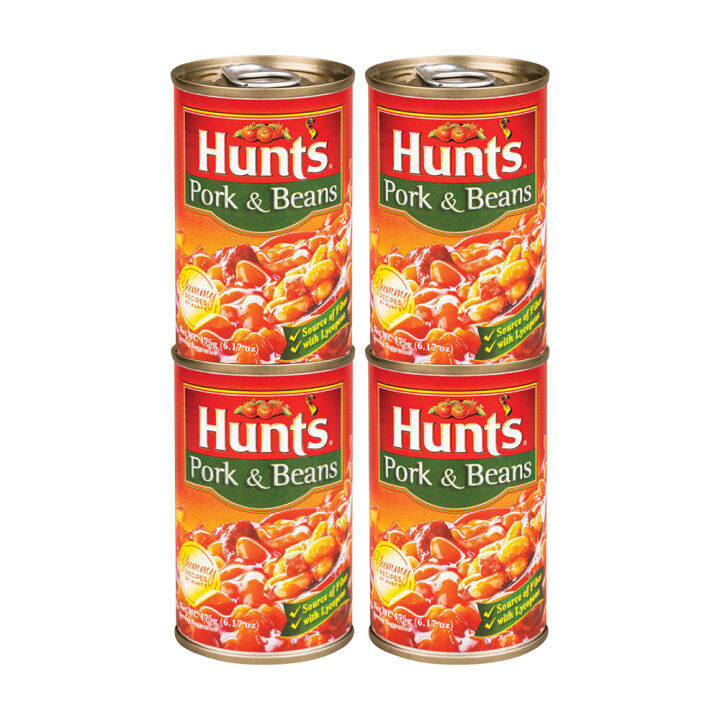 Hunt's Pork and Beans Original 175g - Pack of 4 | Lazada PH