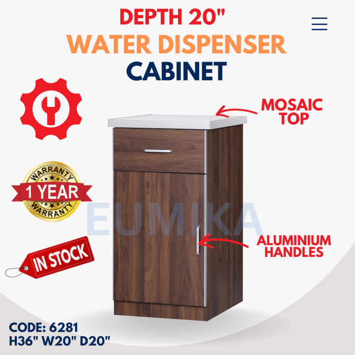 EUMIKA Water Filter Dispenser Cabinet Rak Coway Almari Dapur Water ...