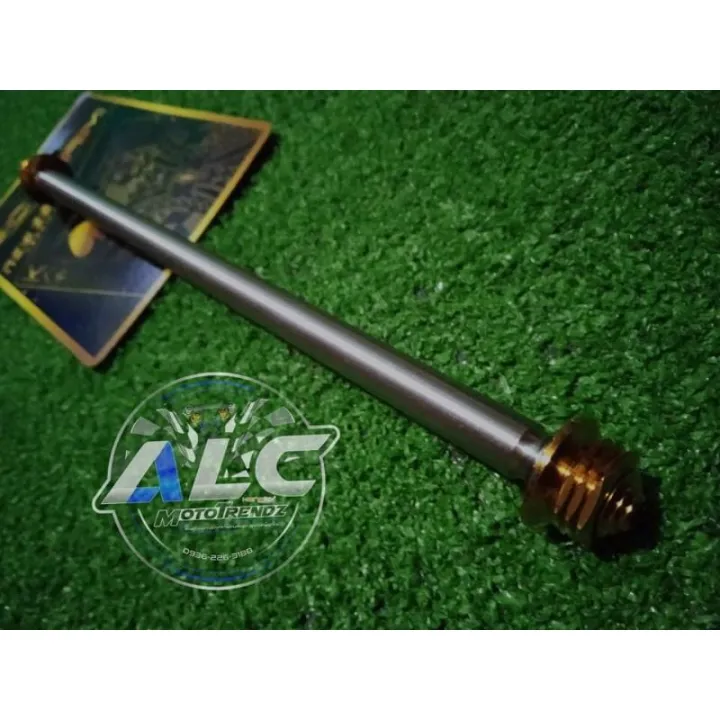 ALC Mototrendz - SC SIAM FRONT AXLE GOLD for AEROX, Made in Thailand ...
