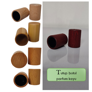 Tutup Botol Parfum Bottle Cap Penutup Parfume Motif Kayu Premium Wood ...