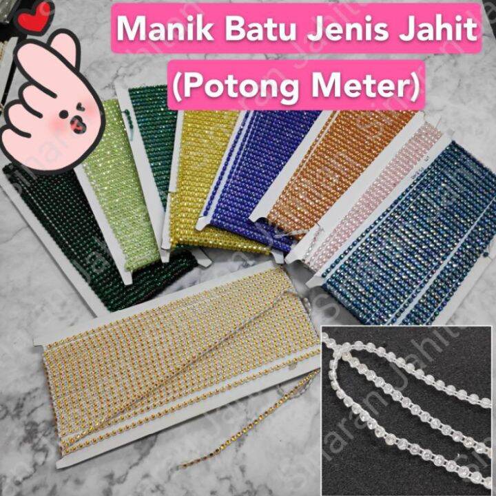 Lace Manik Batu (Jenis Jahit) | Lazada
