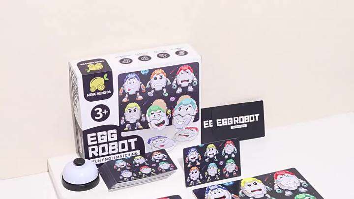 Children's Egg Puff Robot Expression Matching Interactive Desktop Early ...